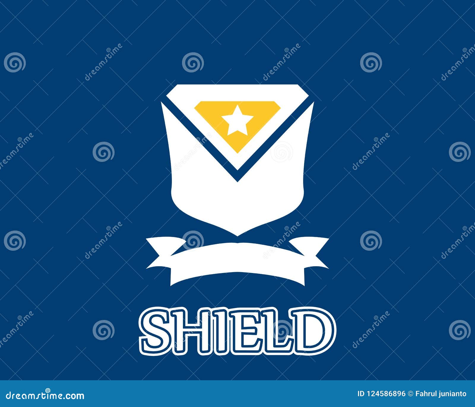 Shield War Icon and Symbol Logo Vector Stock Vector - Illustration of ...