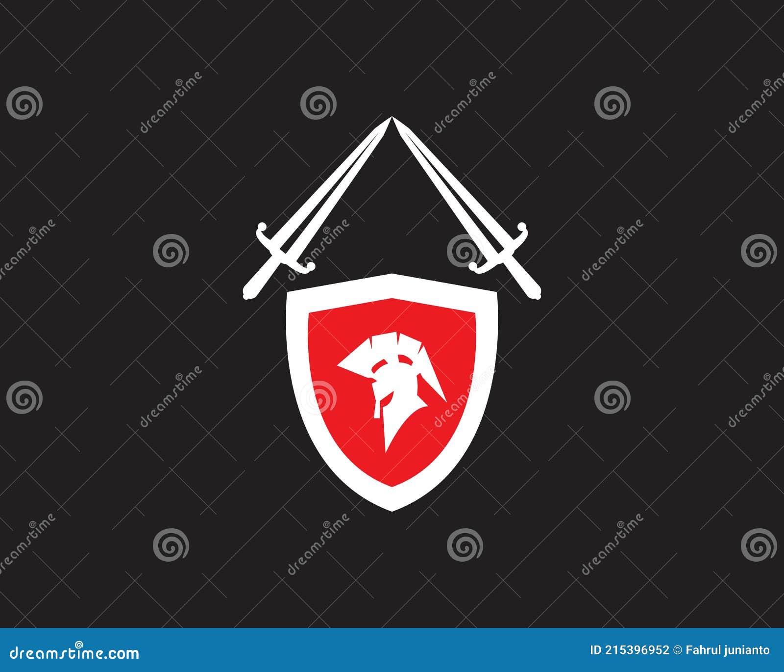 Shield War Logo Vector Template Stock Vector - Illustration of abstract ...