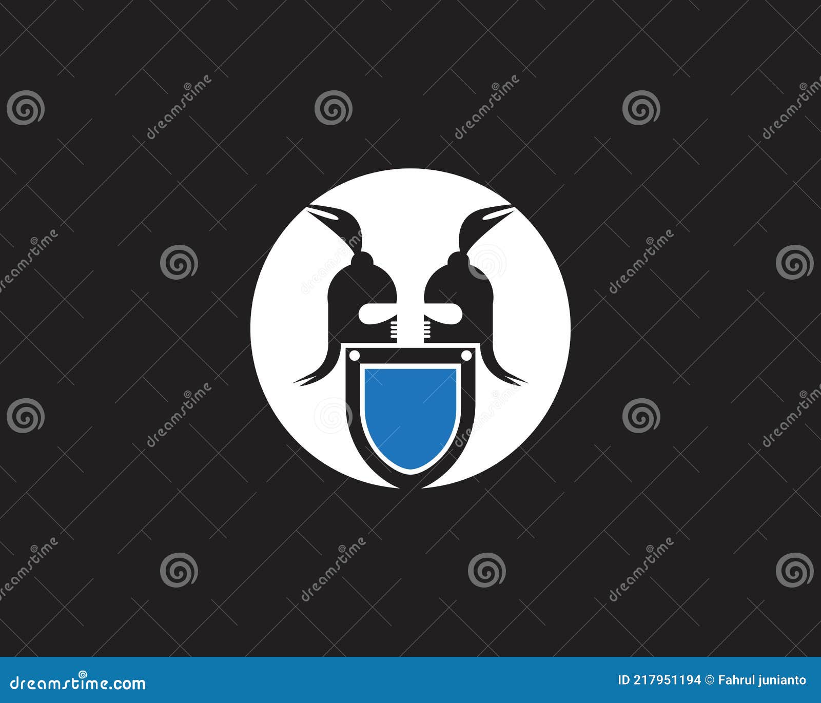 Shield War Logo Vector Template Stock Vector - Illustration of element ...