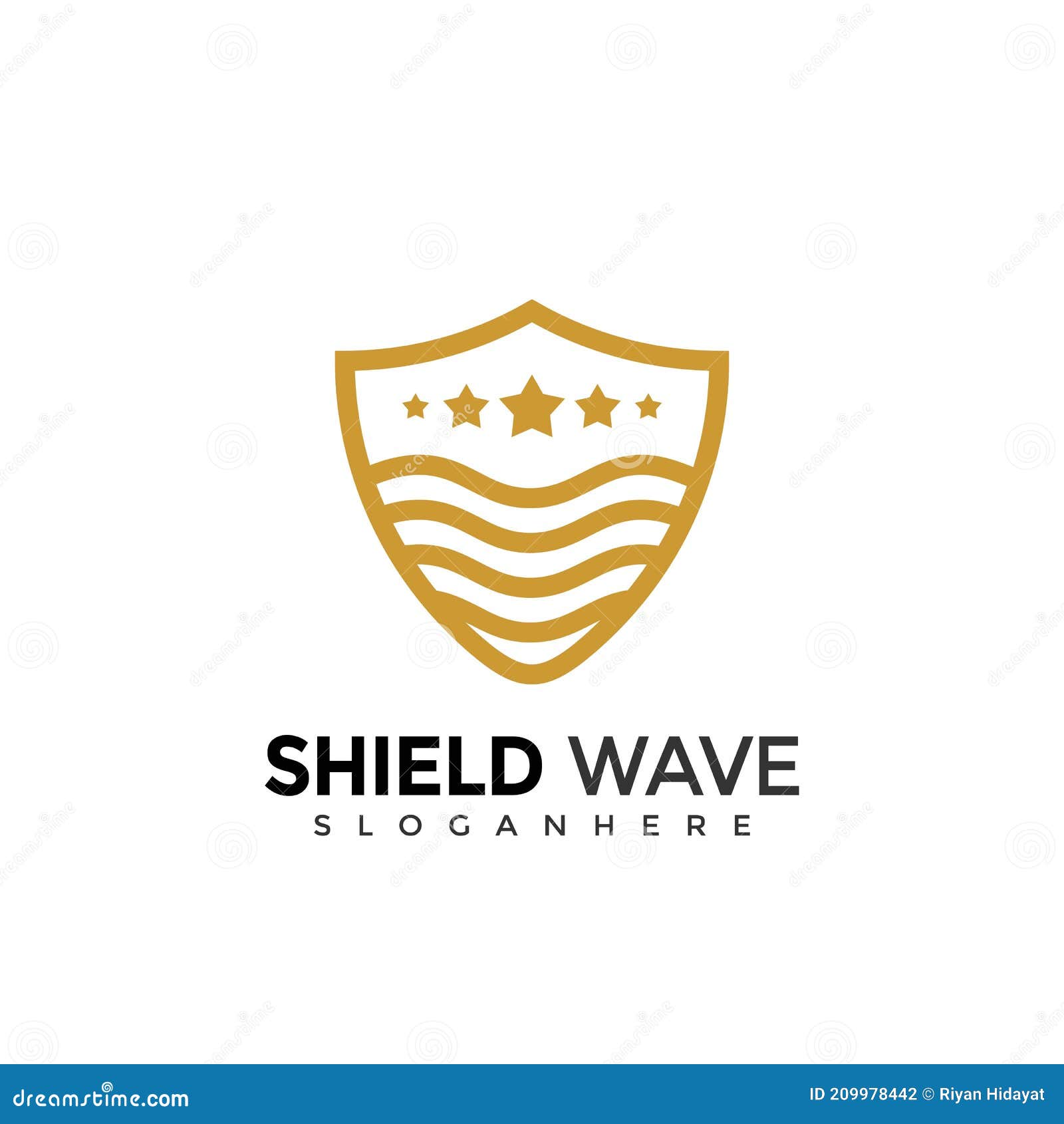 Shield Wave Logo Design. Creative Idea Logos Designs Vector ...