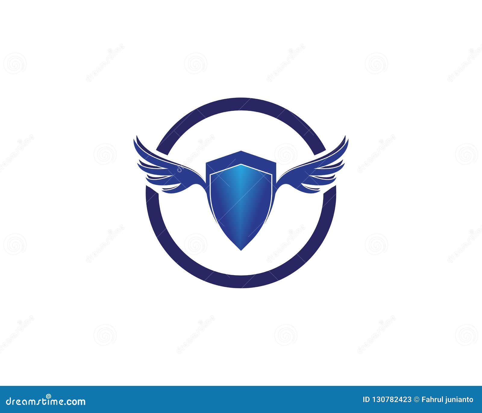 Shield Wing Icon Logo Vector Stock Vector - Illustration of plane, sign ...