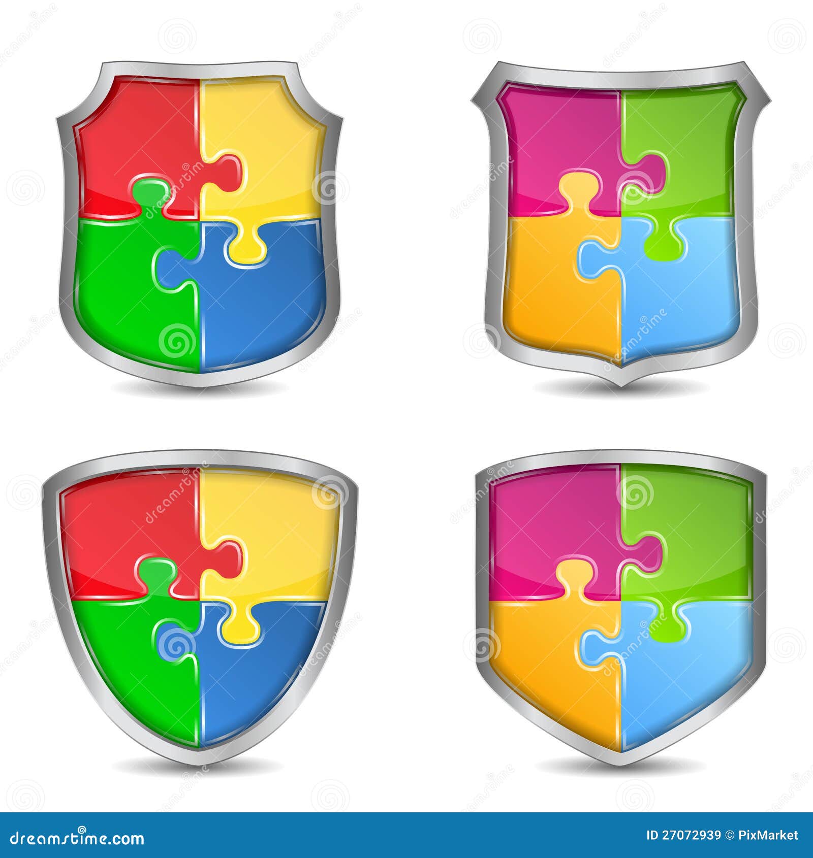 Shields stock vector. Illustration of classic, piece - 27072939