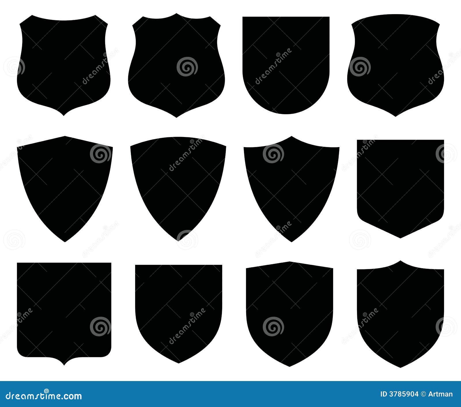 Shields / Labels. Vector | CartoonDealer.com #3785904