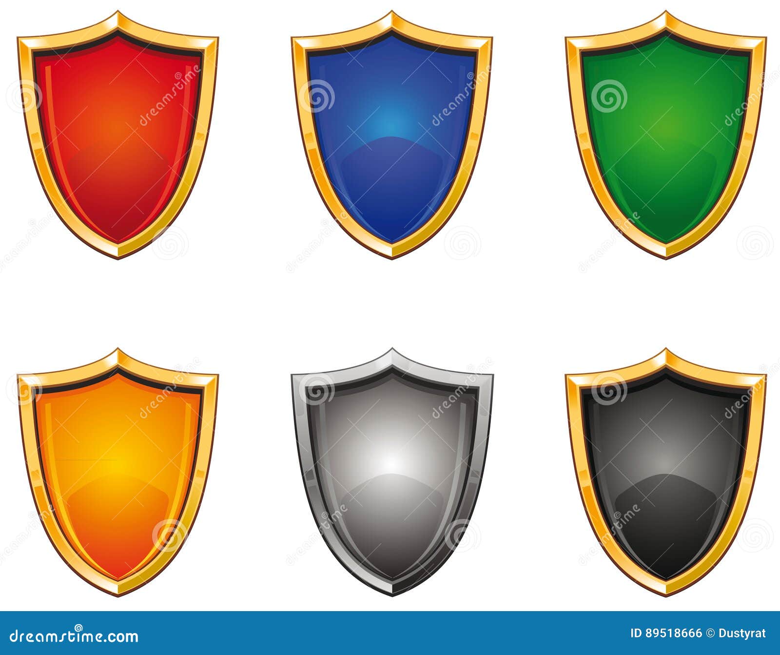 SHIELDS_001 stock illustration. Illustration of shielding - 89518666