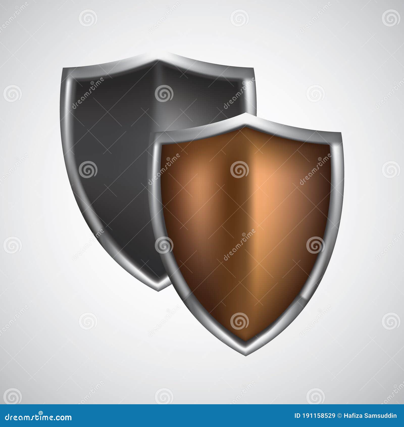 Shields. Vector Illustration Decorative Design Stock Vector ...