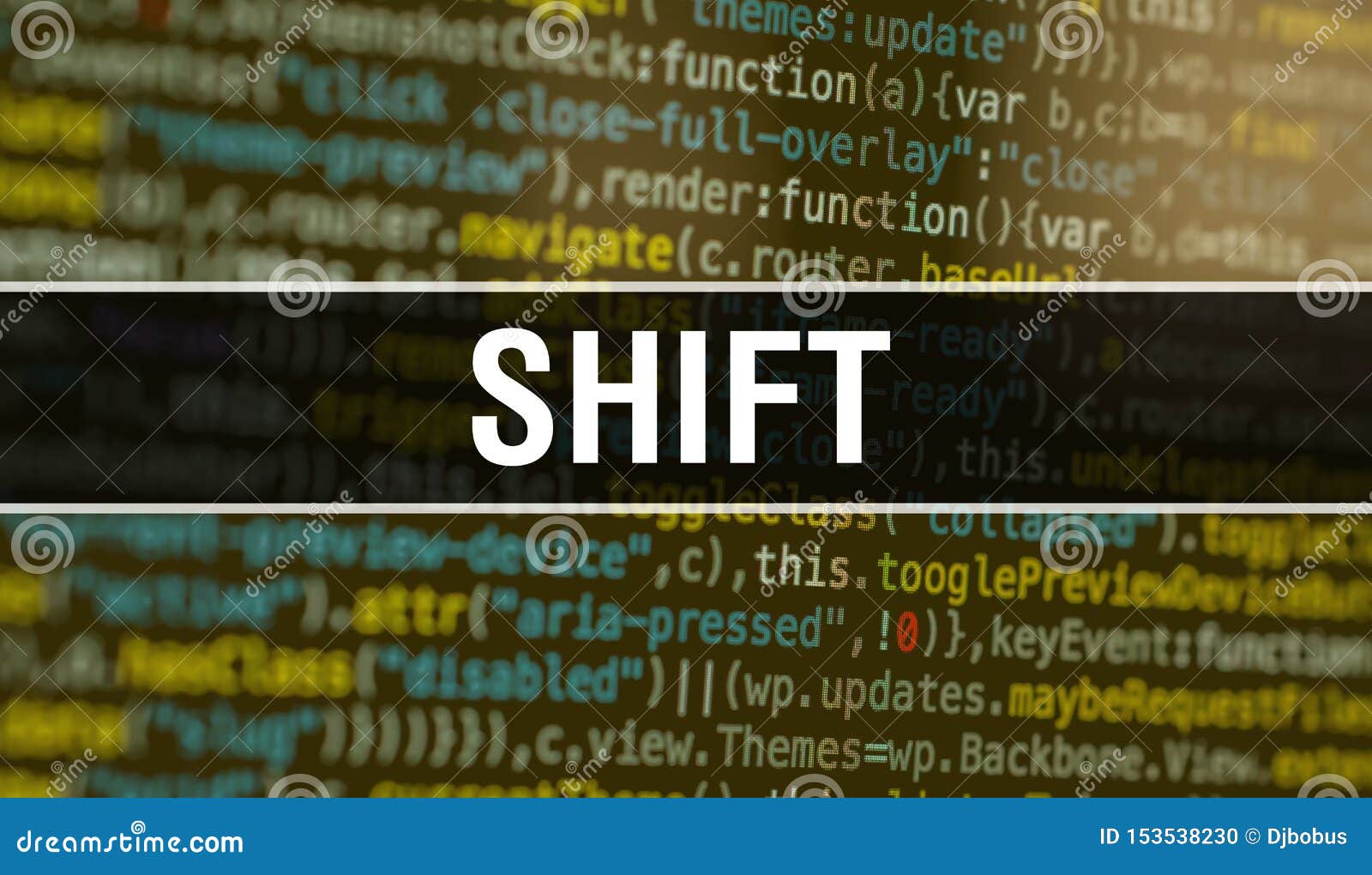 Bit Shift With Digital Java Code Text. Bit Shift And Computer Software ...