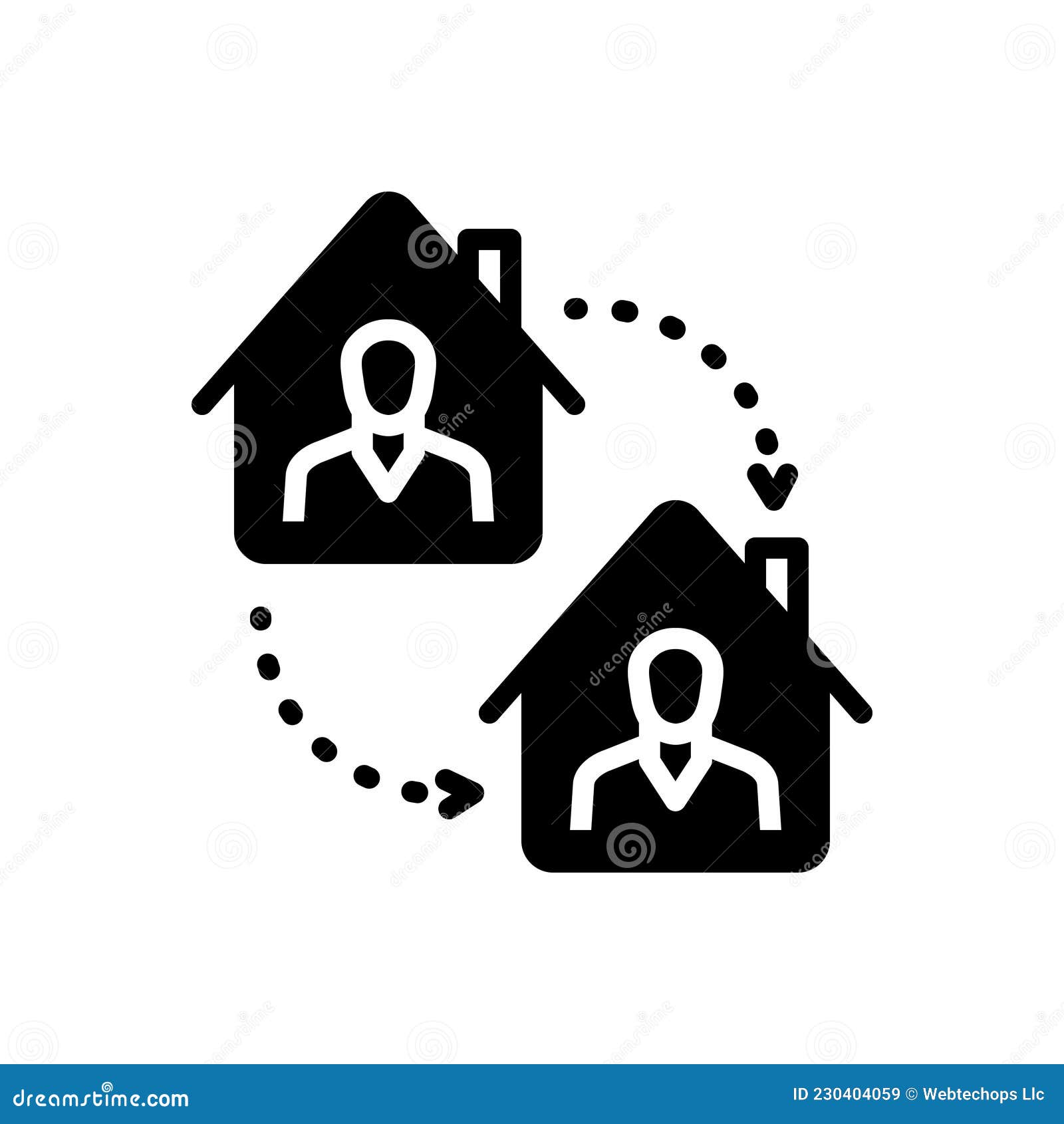 Black Solid Icon for Shift, Move and Adjacent Stock Vector ...