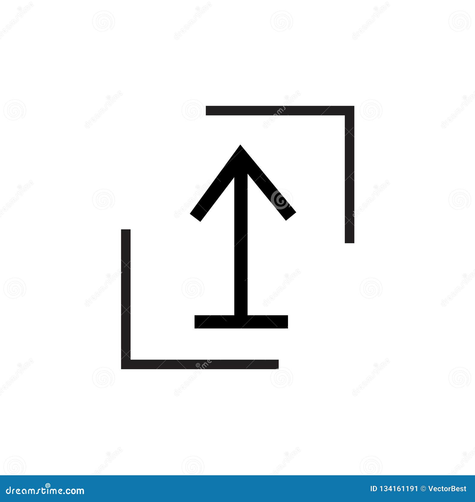 Shift Icon Vector Sign and Symbol Isolated on White Background, Shift ...