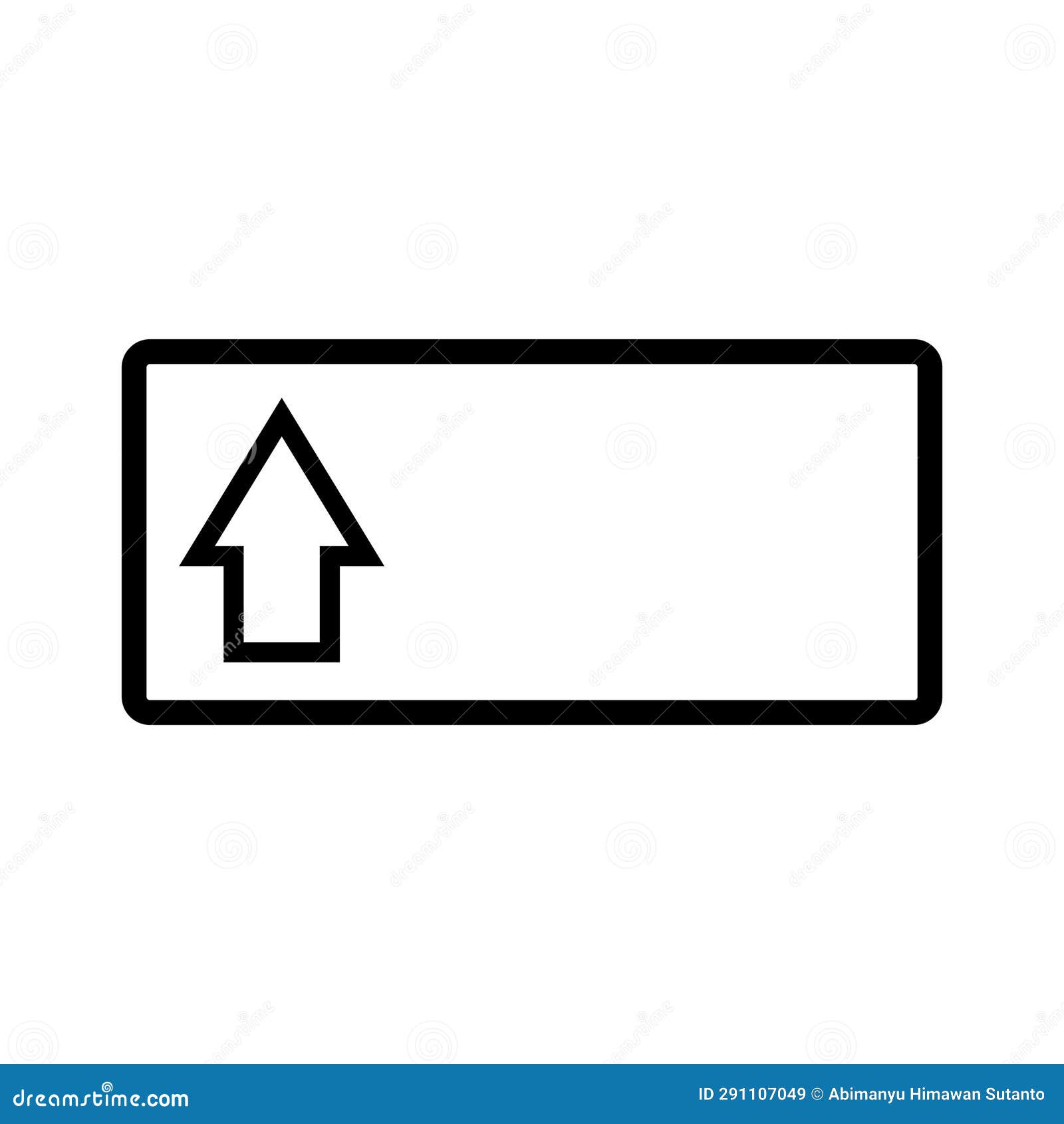 Shift key icon vector stock vector. Illustration of concept - 291107049