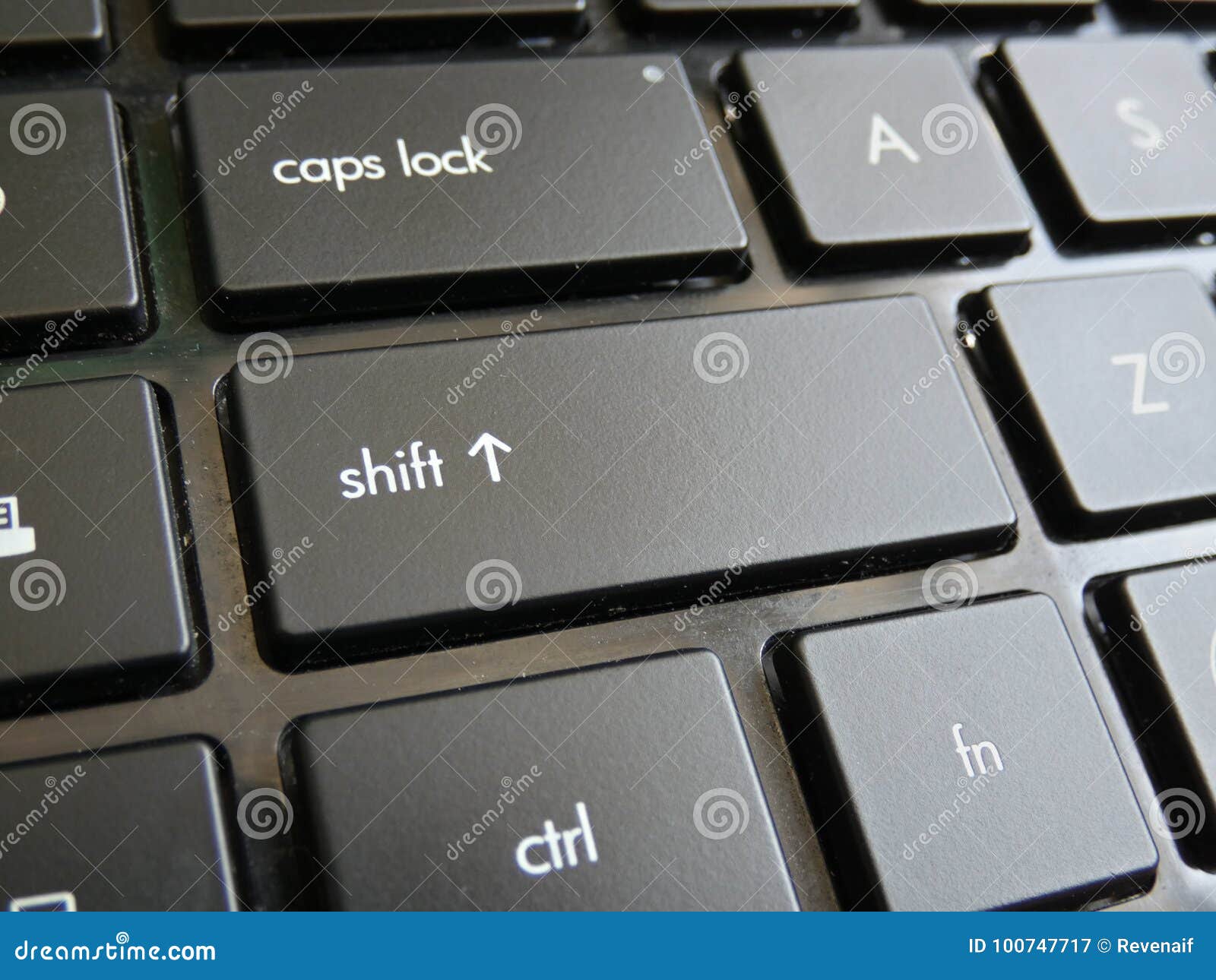 Shift Key on Keyboard stock image. Image of network - 100747717