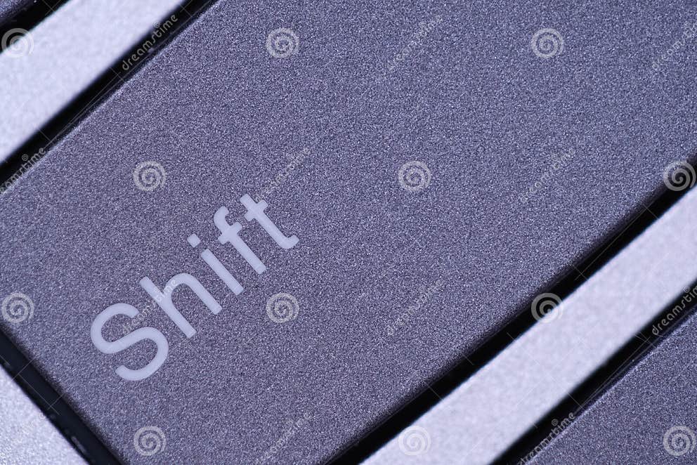 Shift key on keyboard stock image. Image of letter, text - 107704681