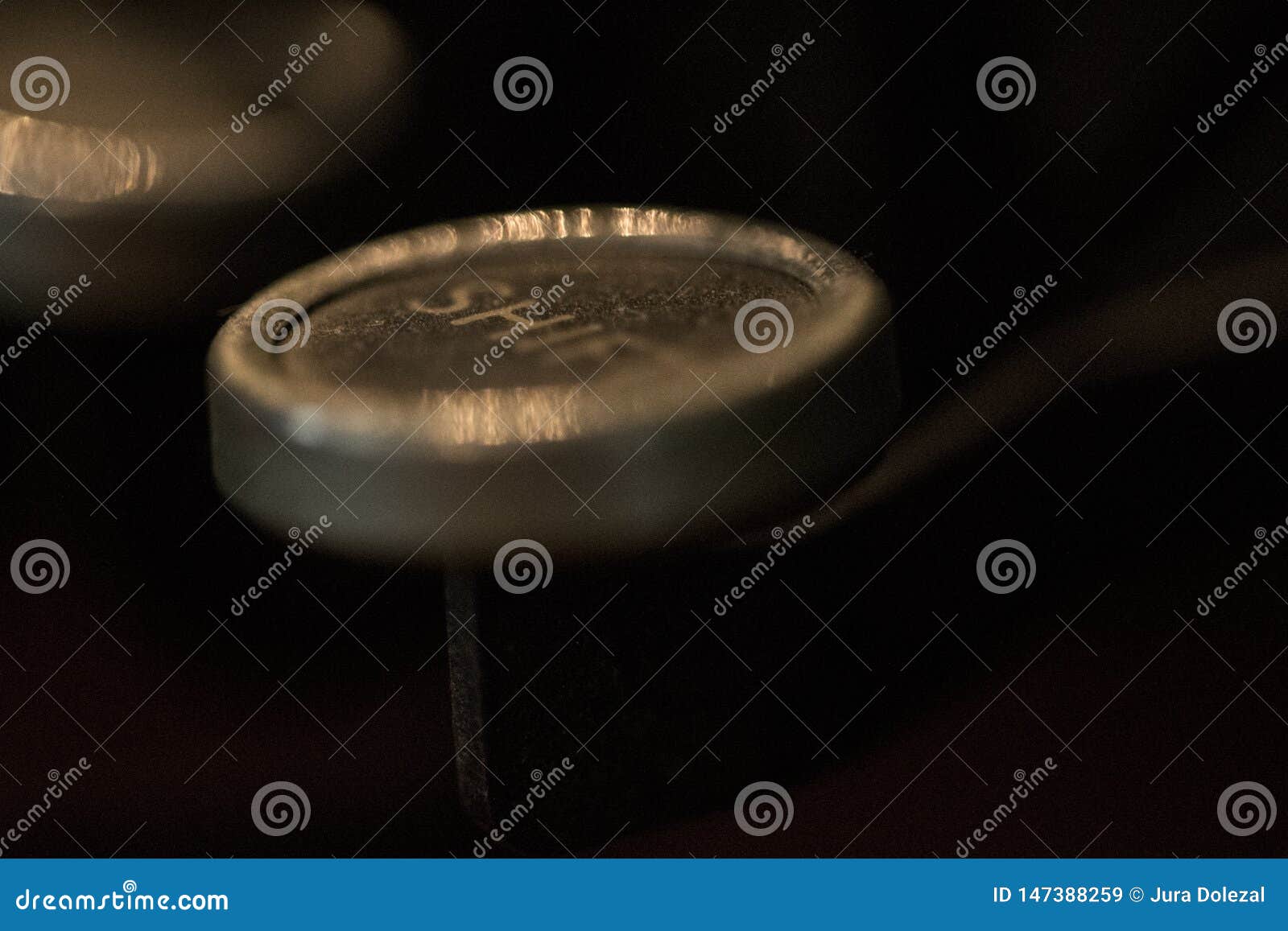 Shift Key of the Old Typewriter in Detail Stock Image - Image of writer ...