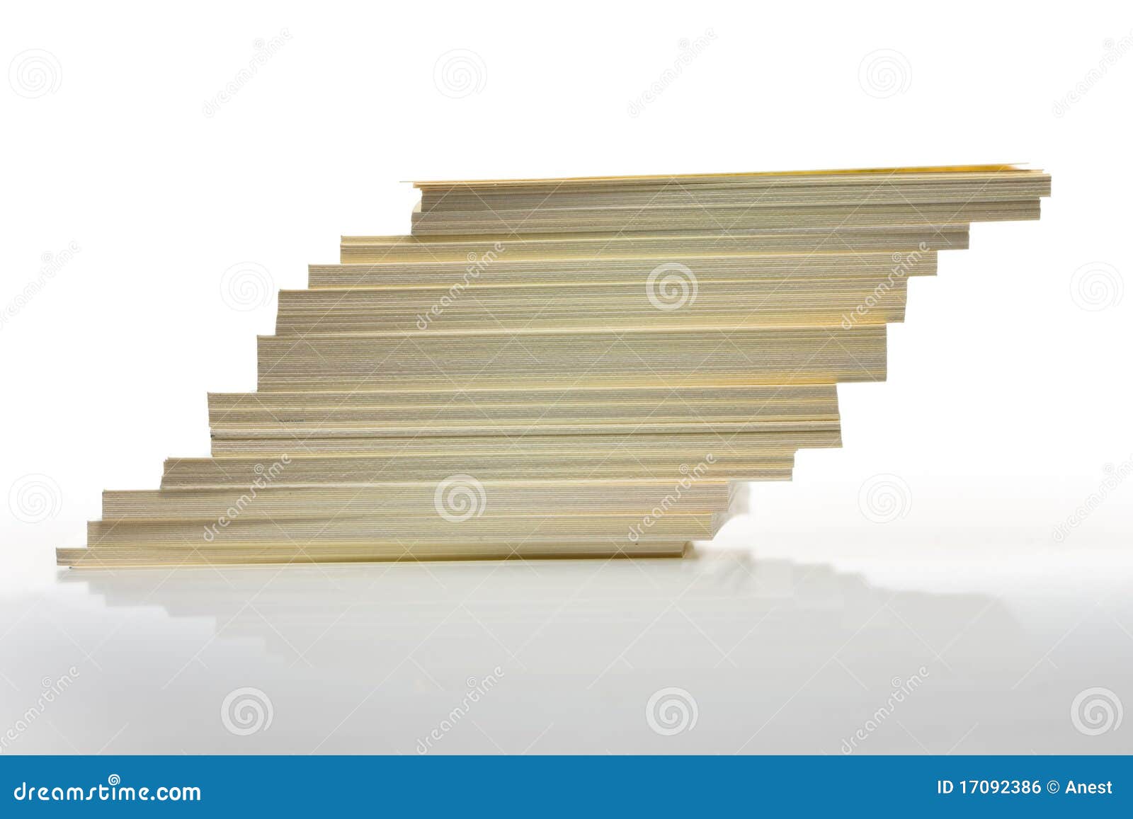 Shifted cards stack stock photo. Image of paper, pile - 17092386