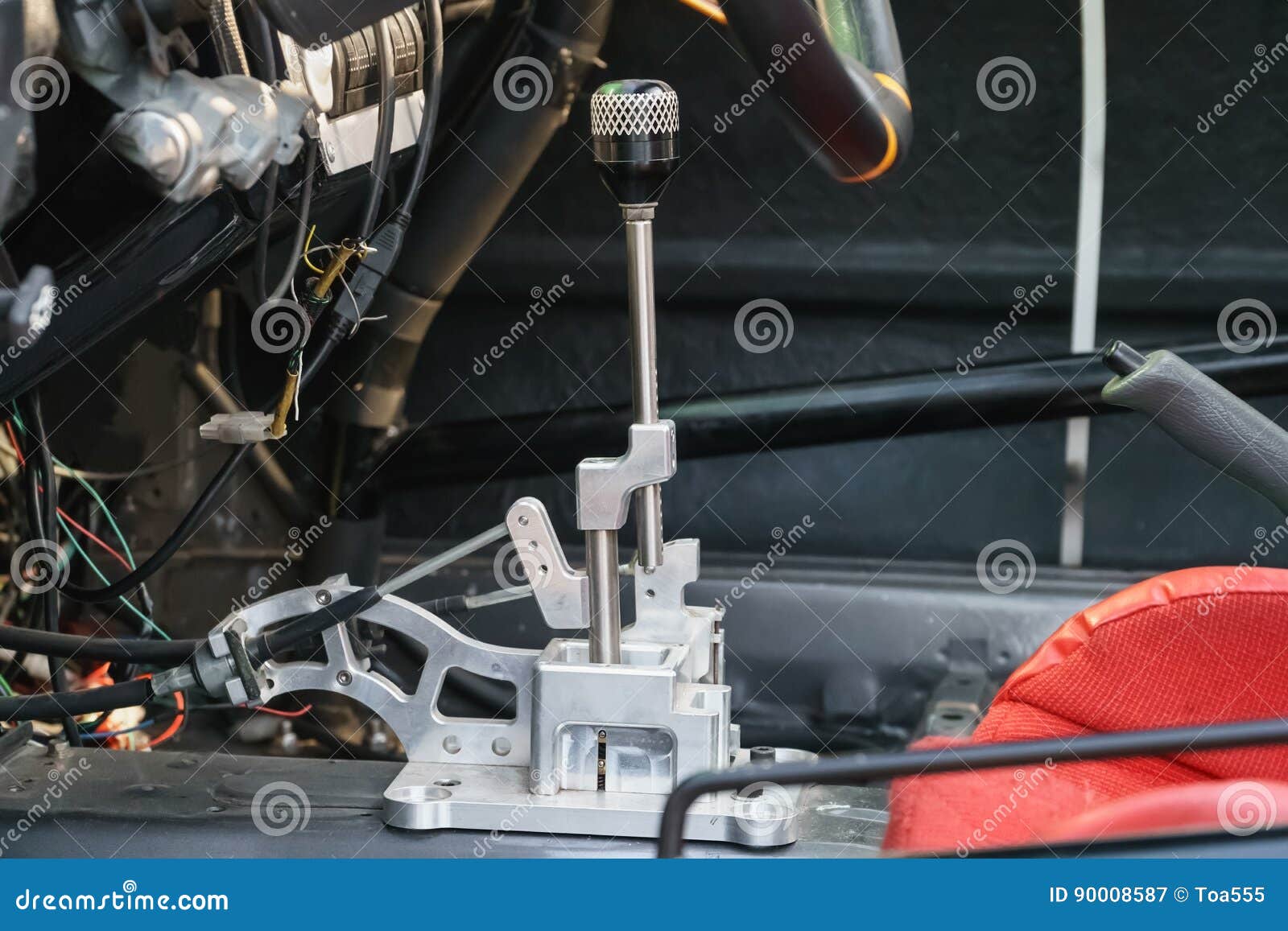 Shifter Gearbox in Race Car Stock Image - Image of speed, horsepower ...