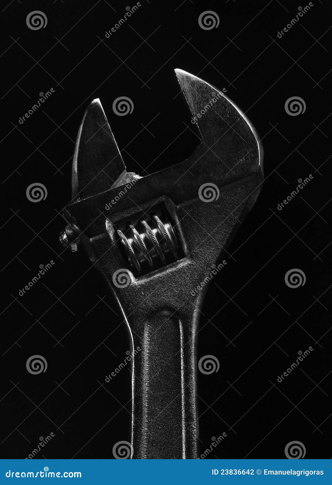 Shifting spanner stock photo. Image of construction, adjusting - 23836642