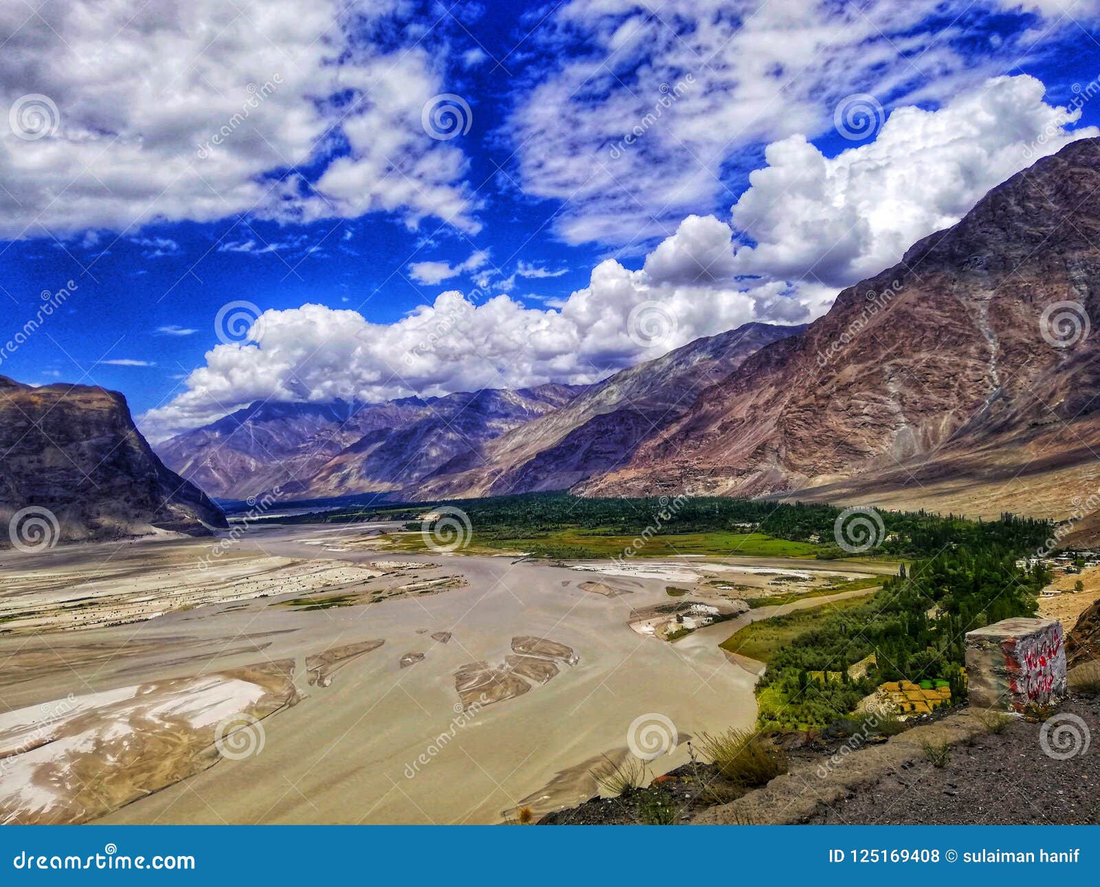 Shigar valley stock photo. Image of shigar, mountain - 125169408
