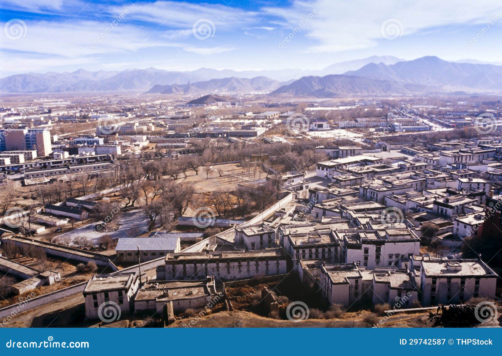 Tibetan City stock image. Image of tibetan, asian, exotic - 29742587