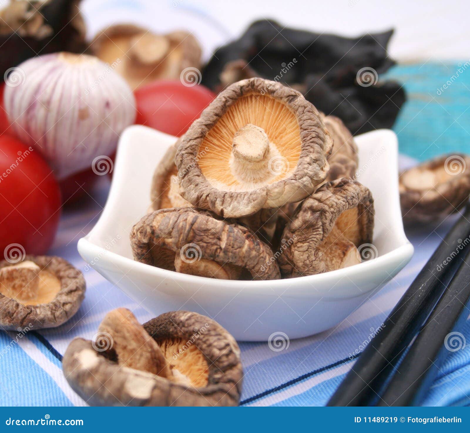 Shiitake mushrooms stock image. Image of healthy, gourmet - 11489219