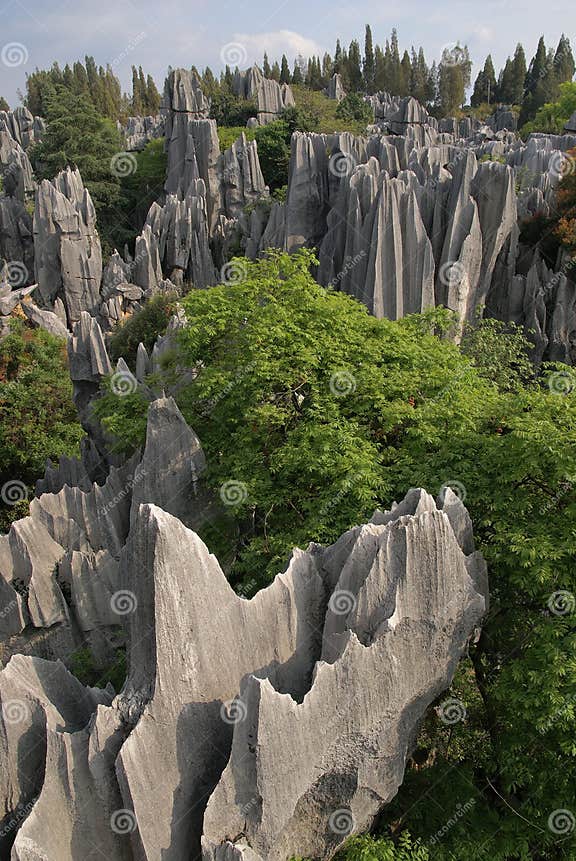 Shilin stock image. Image of china, mountains, panorama - 12308029