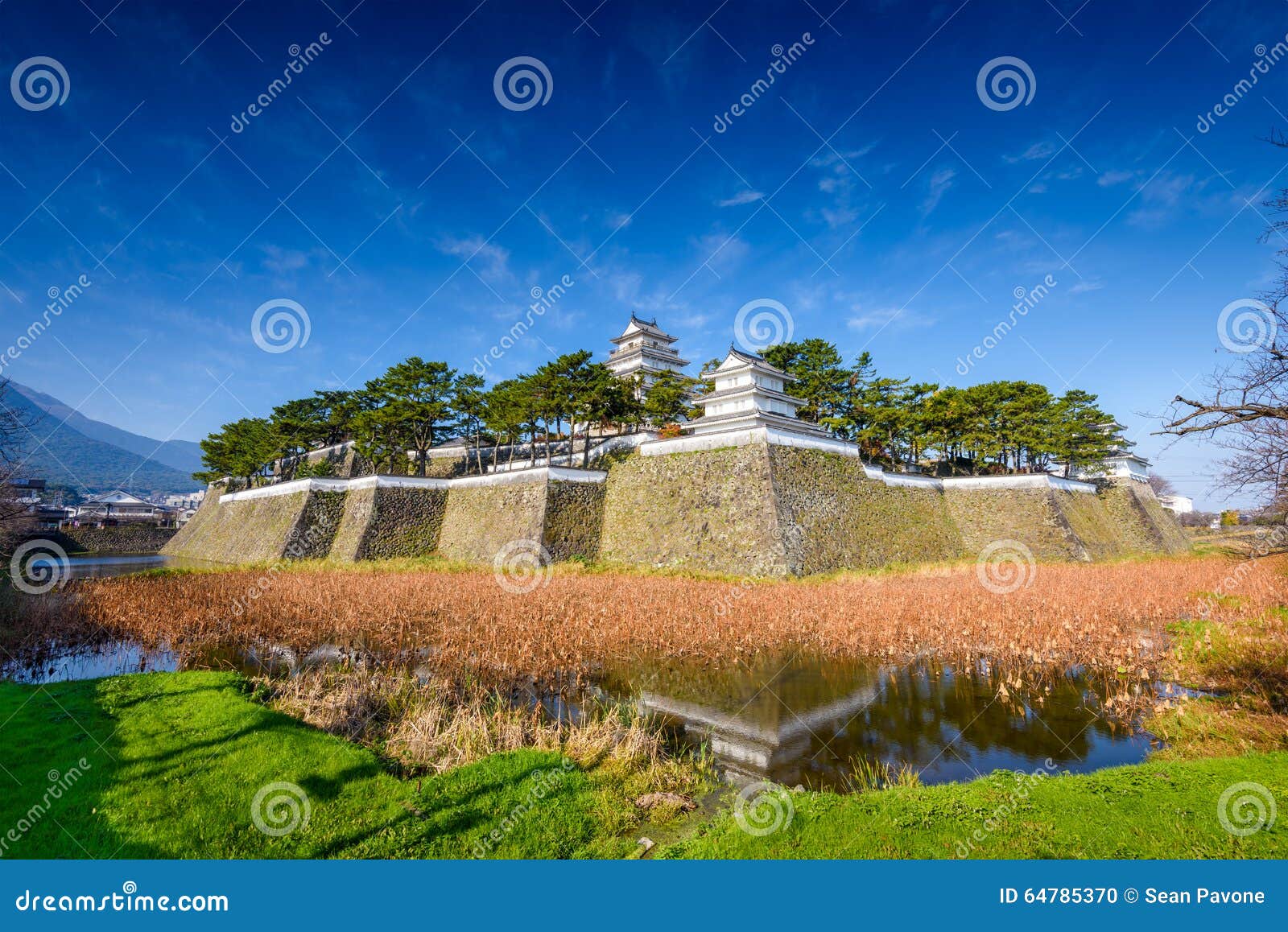 Shimabara Castle stock photo. Image of castle, asian - 64785370