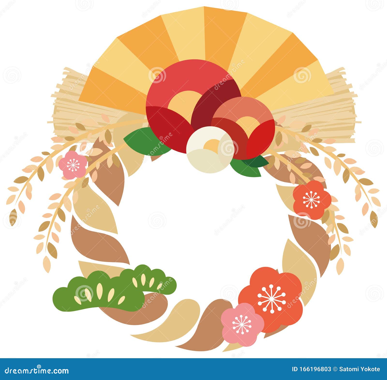 Shime Rope Illustration stock vector. Illustration of card - 166196803