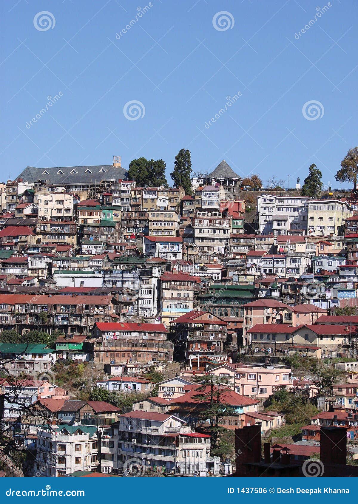 Shimla stock photo. Image of cluster, shimla, india, tourism - 1437506