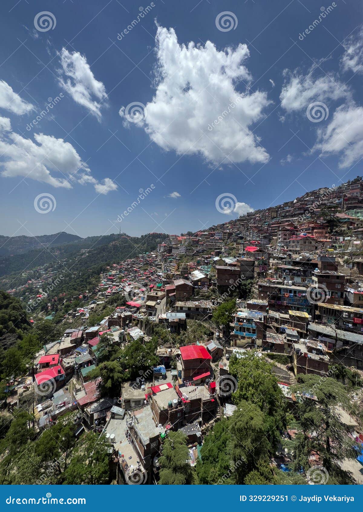 Shimla, the Queen of Hills, Himachal Pradesh, India Stock Image - Image ...
