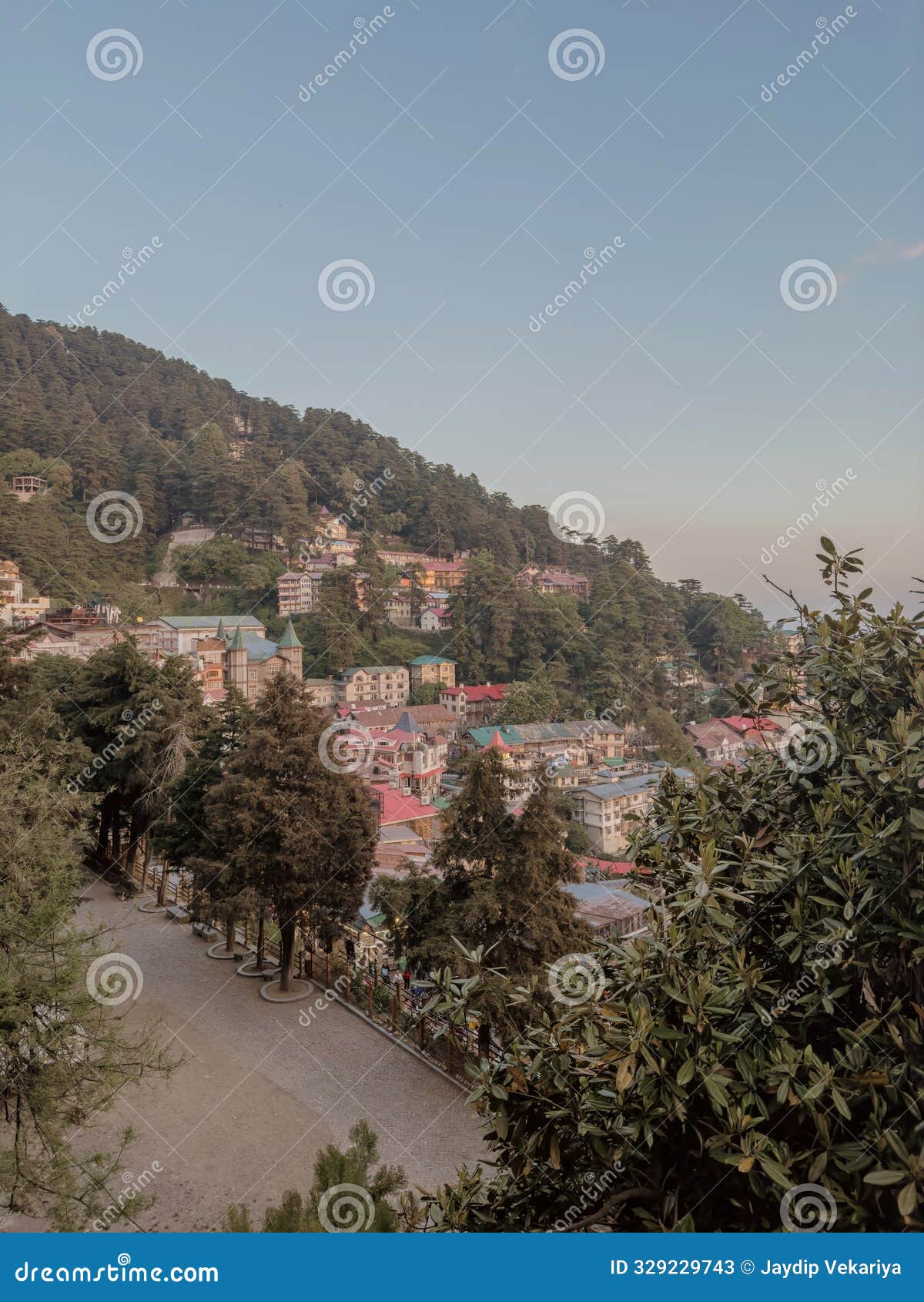 Shimla, the Queen of Hills, Himachal Pradesh, India Stock Image - Image ...