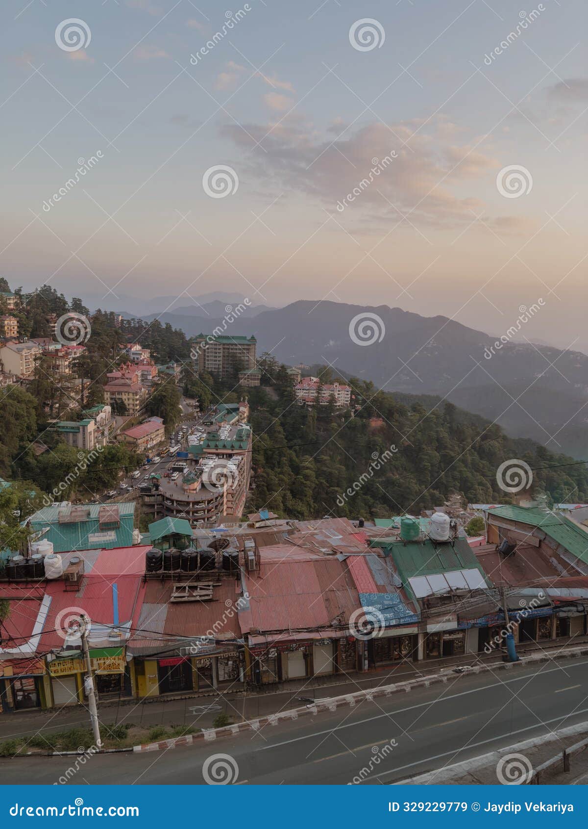 Shimla, the Queen of Hills, Himachal Pradesh, India Stock Image - Image ...