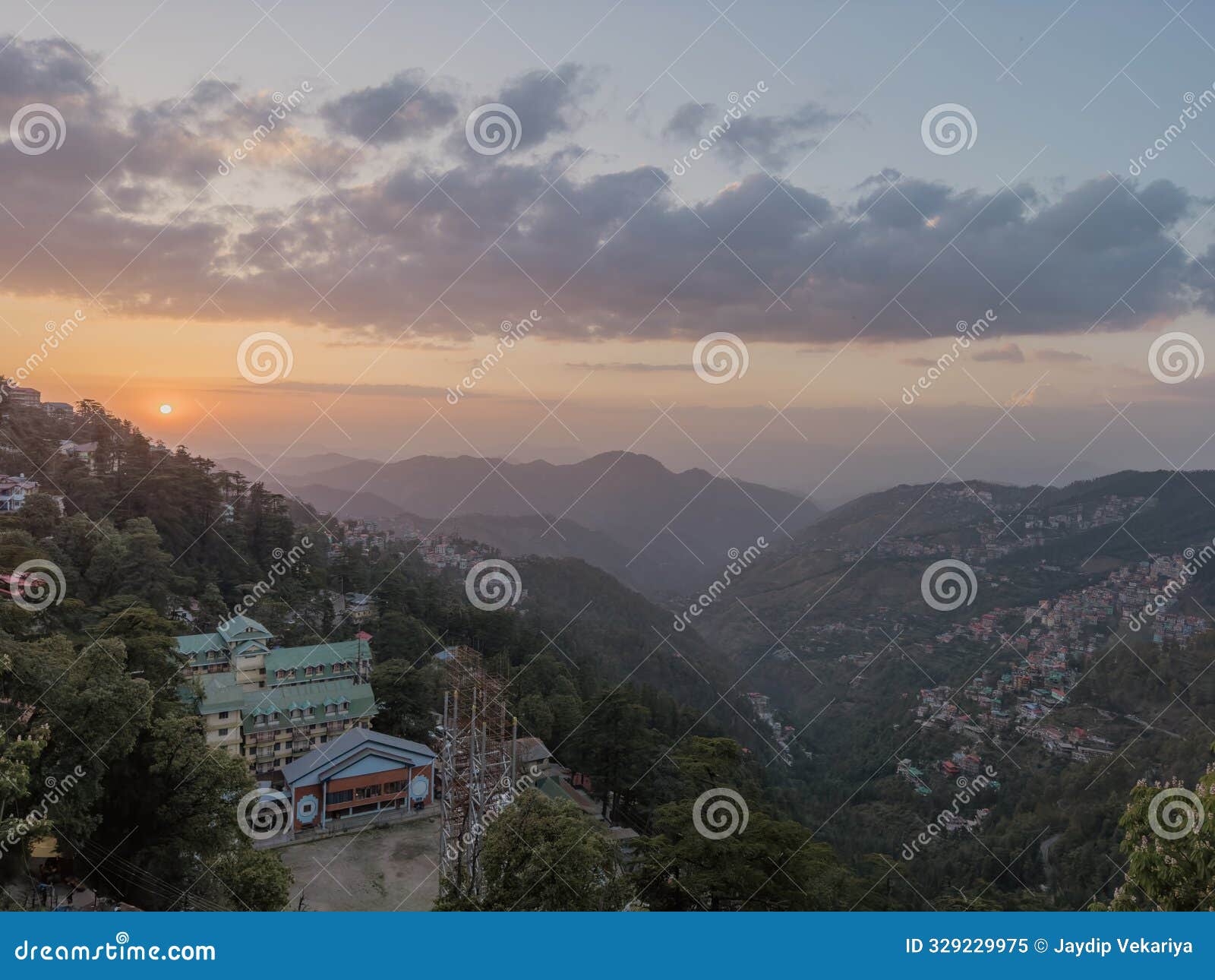 Shimla, the Queen of Hills, Himachal Pradesh, India Stock Image - Image ...