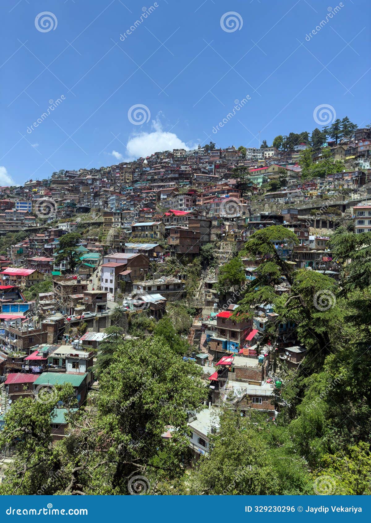 Shimla, the Queen of Hills, Himachal Pradesh, India Stock Photo - Image ...