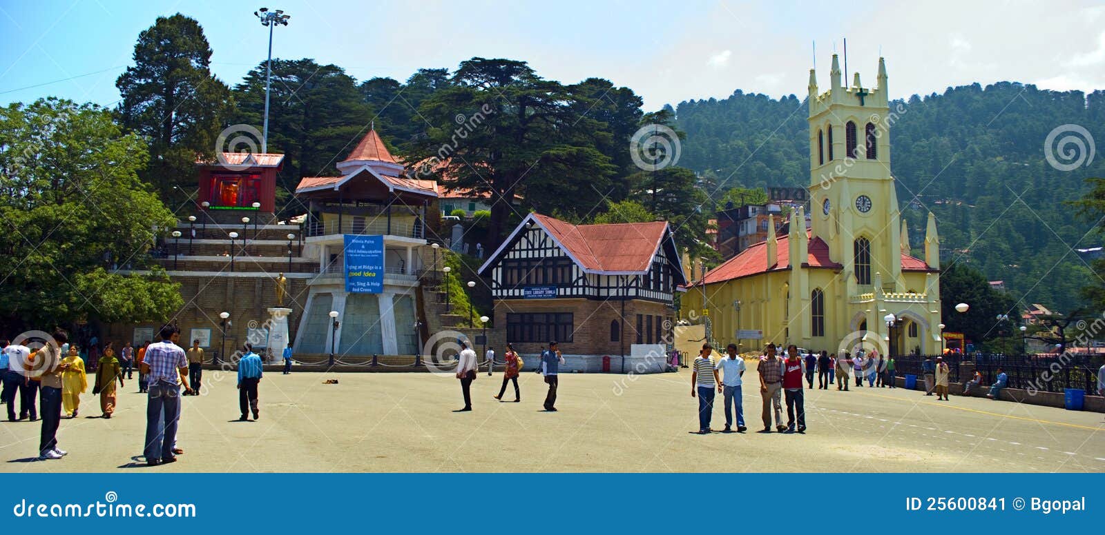 Shimla Mall editorial photo. Image of architechture, tourist - 25600841