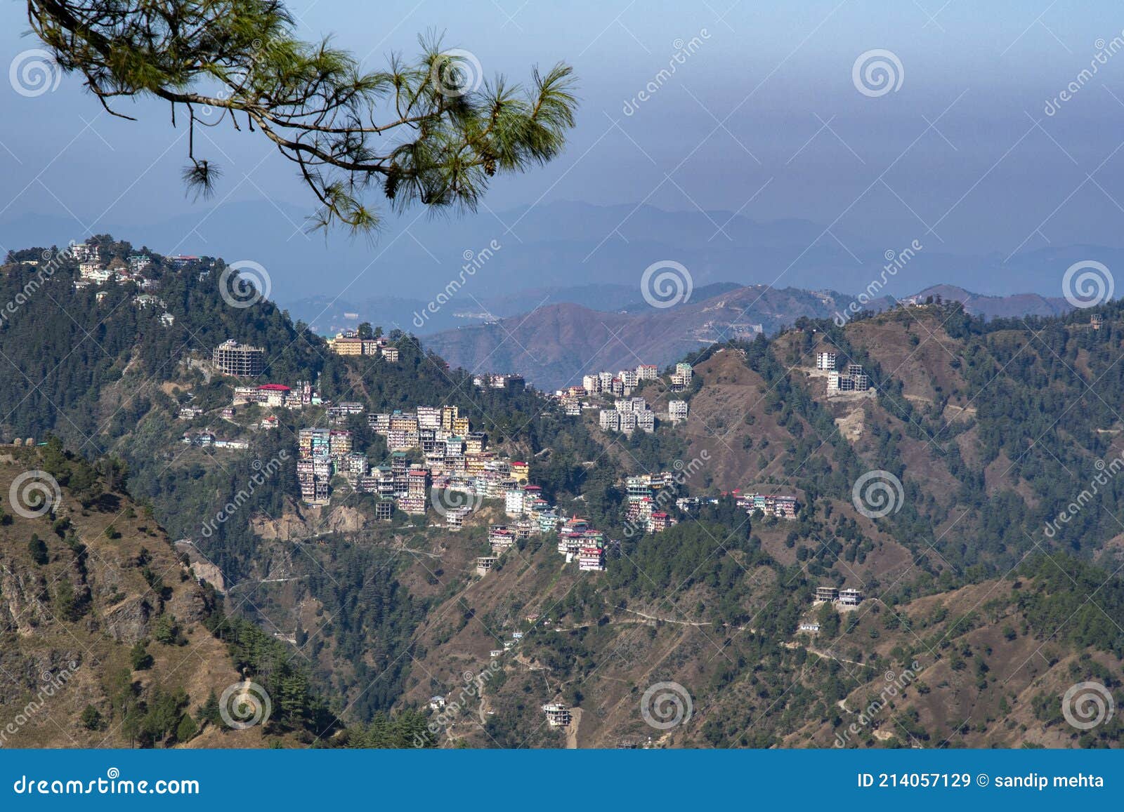 Shimla the Queen of Hills stock image. Image of tourism - 214057129