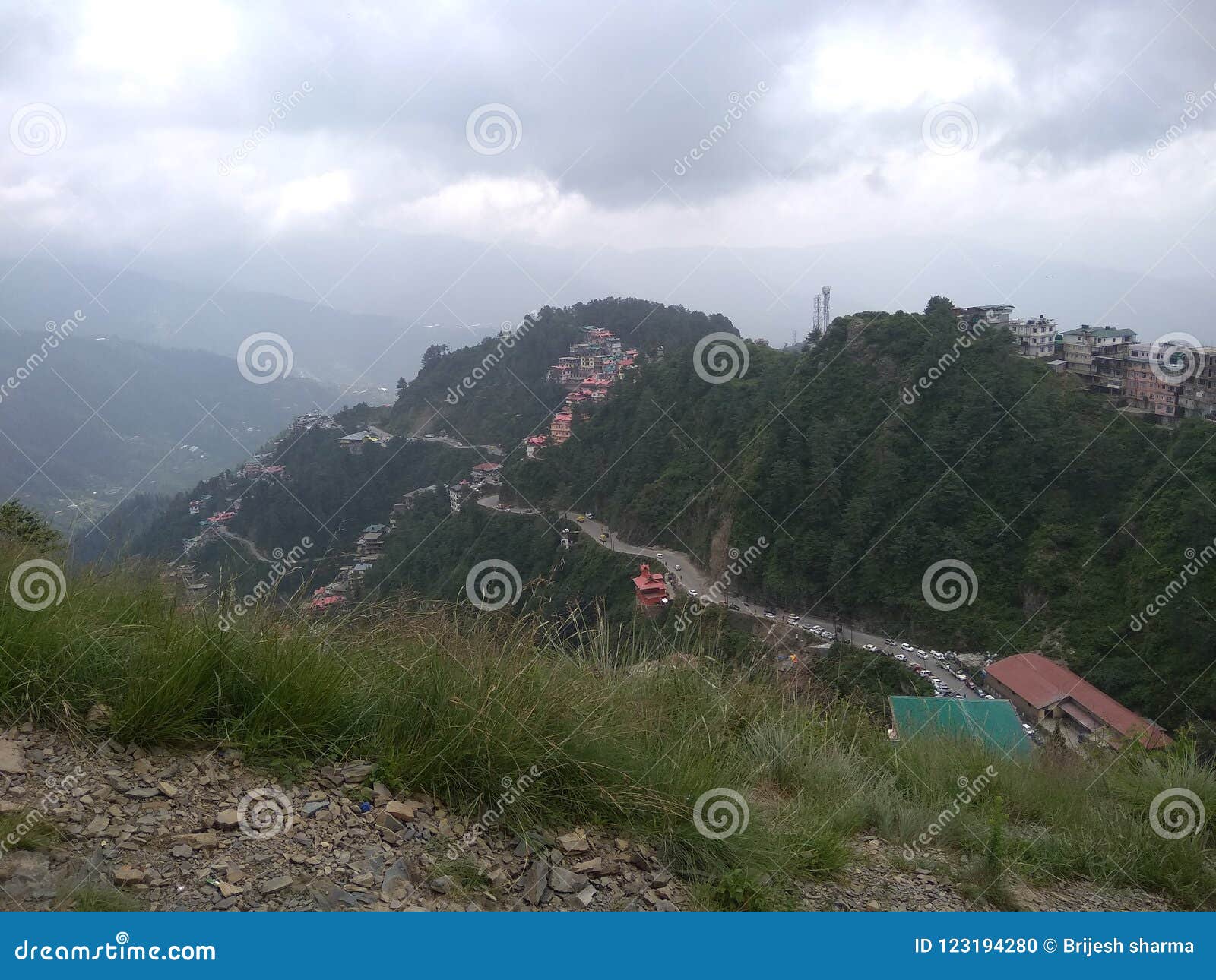 Shimla scenery stock photo. Image of scenery, beautiful - 123194280