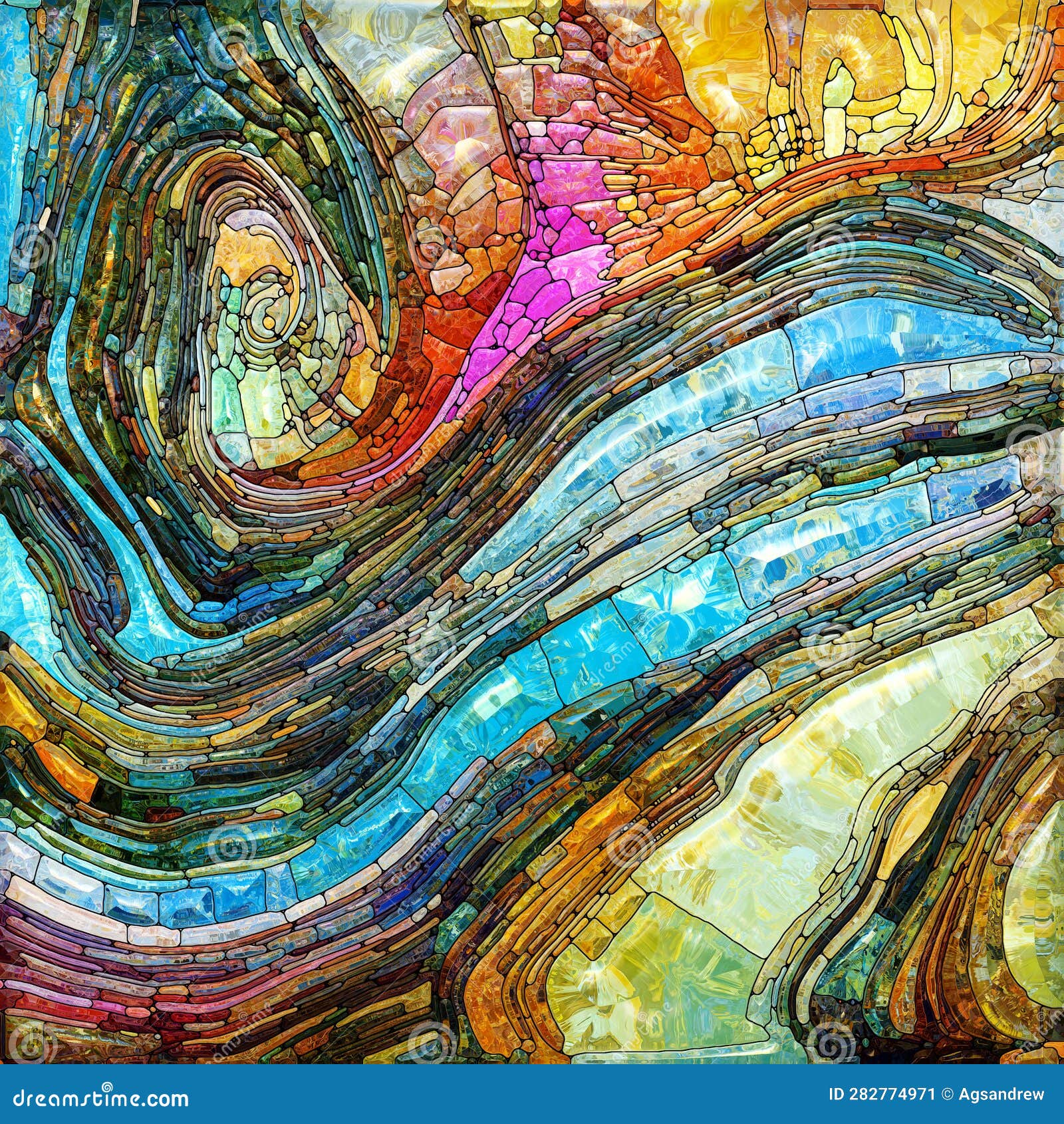 Metaphorical Art Glass stock illustration. Illustration of effect ...