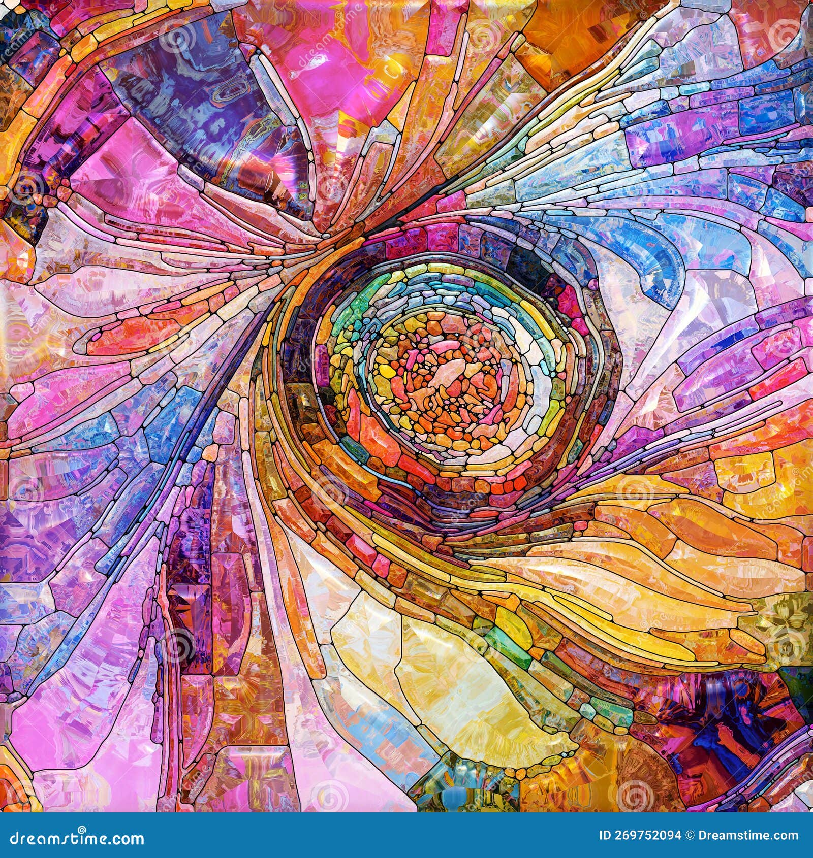 Lights of Vivid Glass stock illustration. Illustration of vivid - 269752094