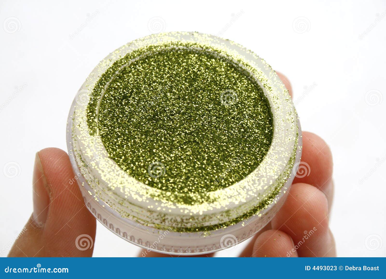 Shimmering glitter stock image. Image of container, caucasian - 4493023