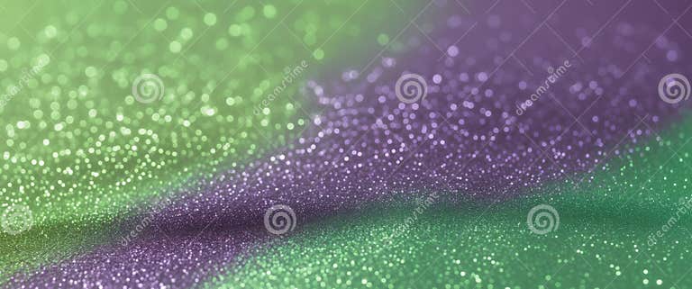 Shimmering Green and Violet Glitter Texture Background with Empty Space ...