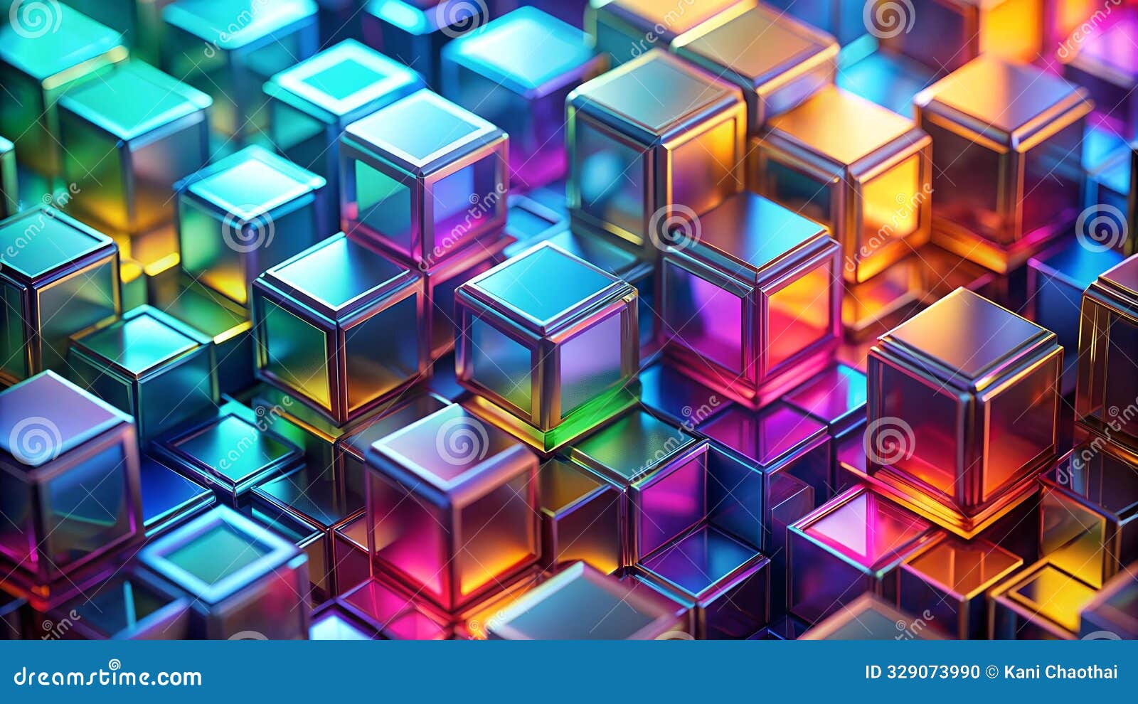 Shimmering Hexagonal Prism: an Abstract Symphony of Light and Color AI ...