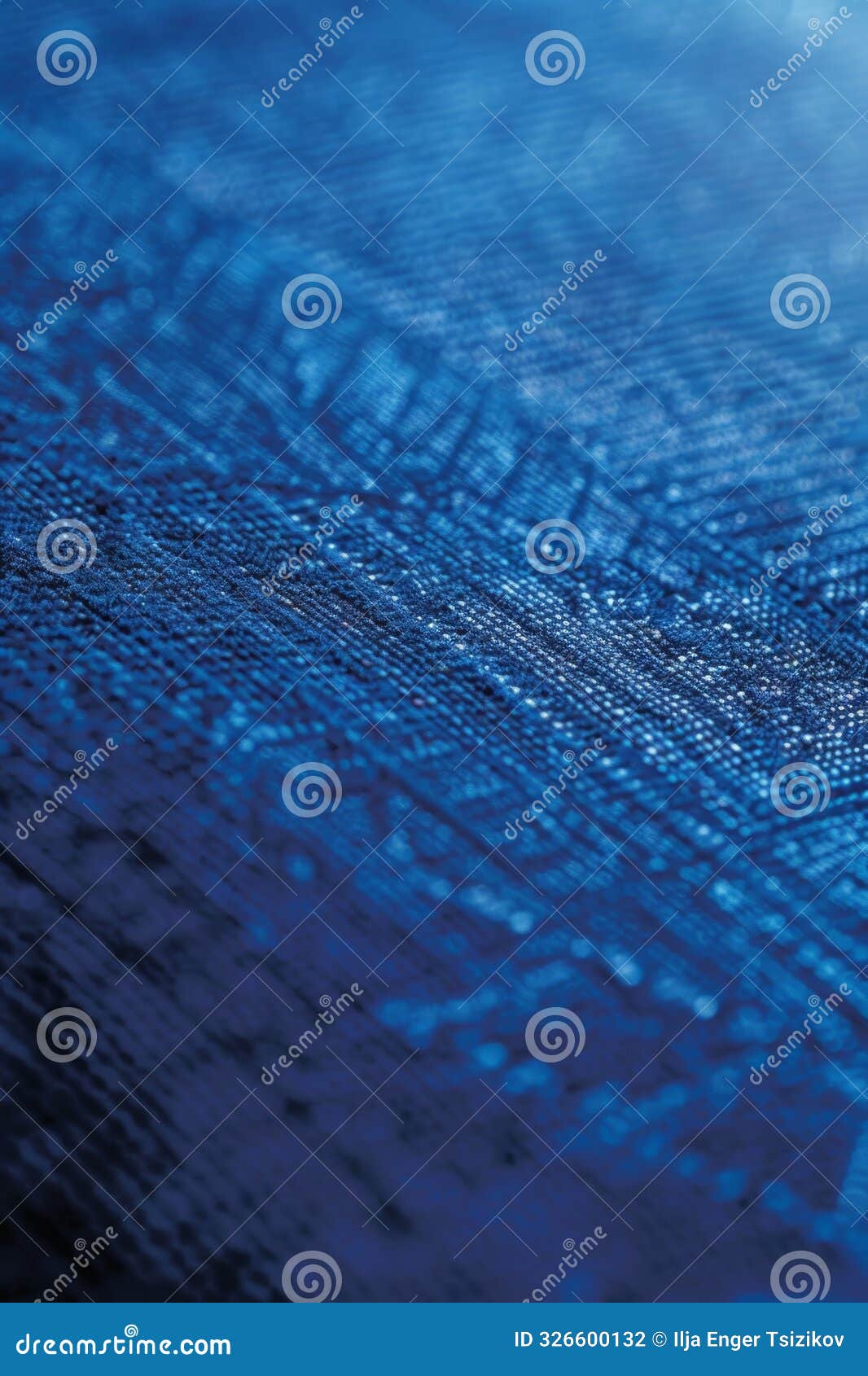 Shimmering Pixel Triangles on Deep Blue Gradient, Forming Captivating ...