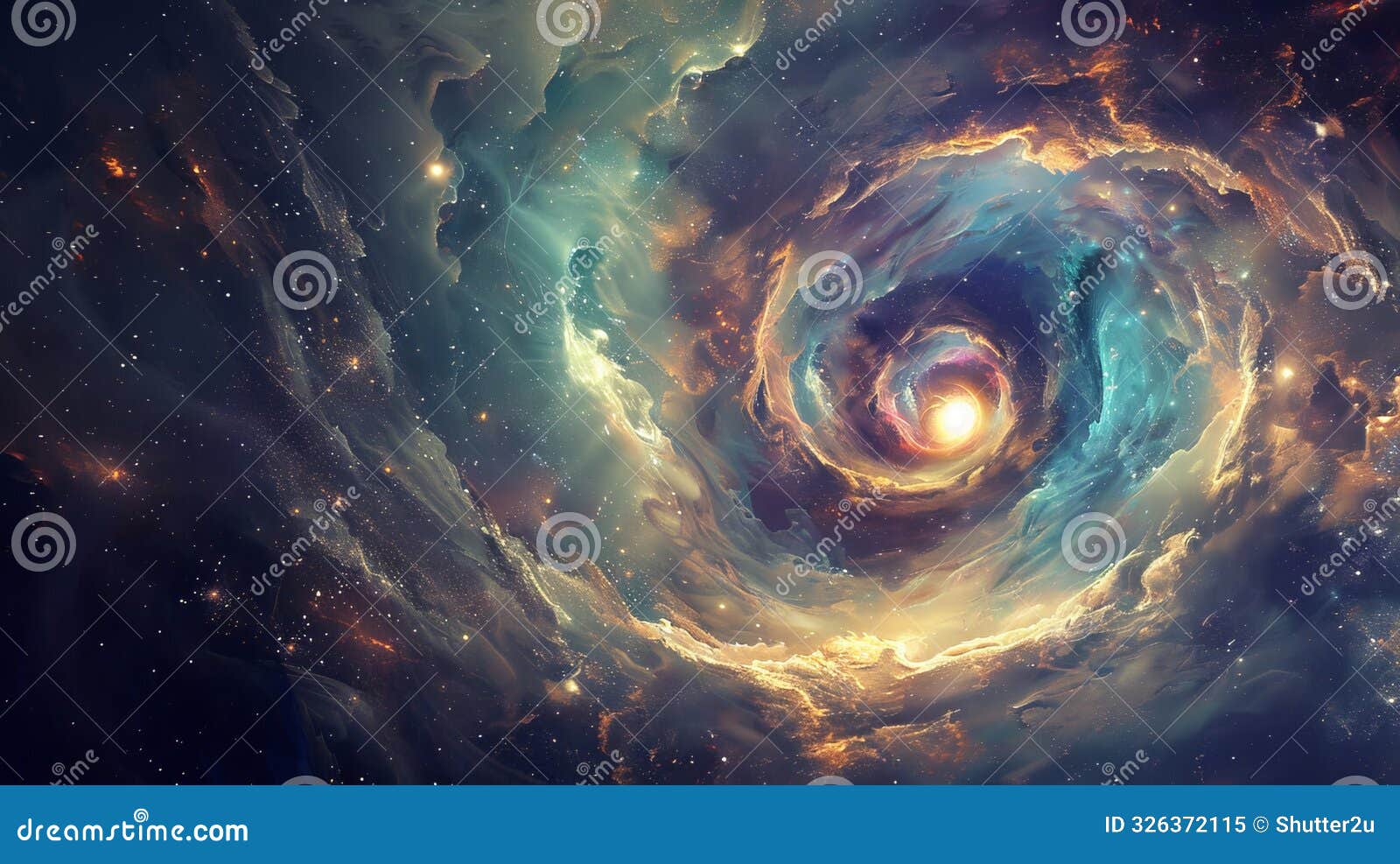 A Shimmering Portal Connecting Different Realms And Dimensions Royalty ...