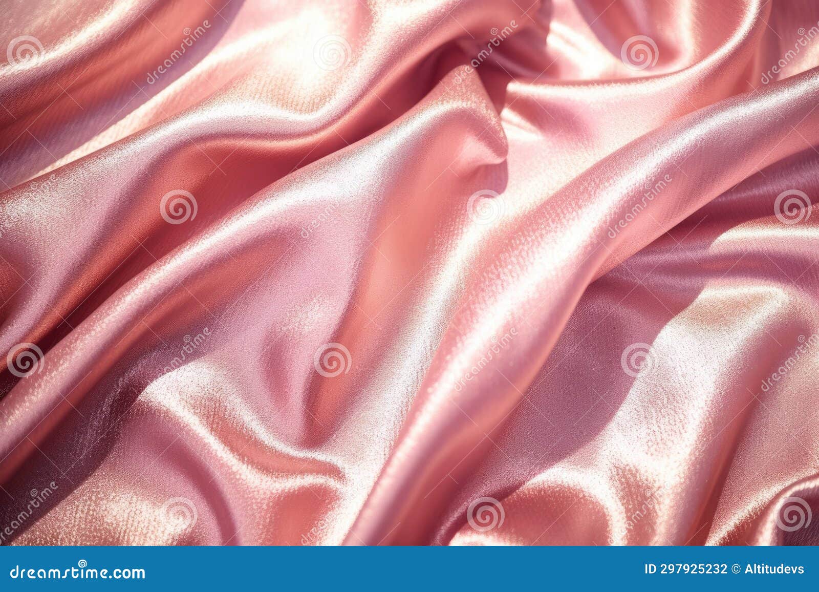 Shimmering Silk Fabric in Soft Sunlight Stock Photo - Image of ...