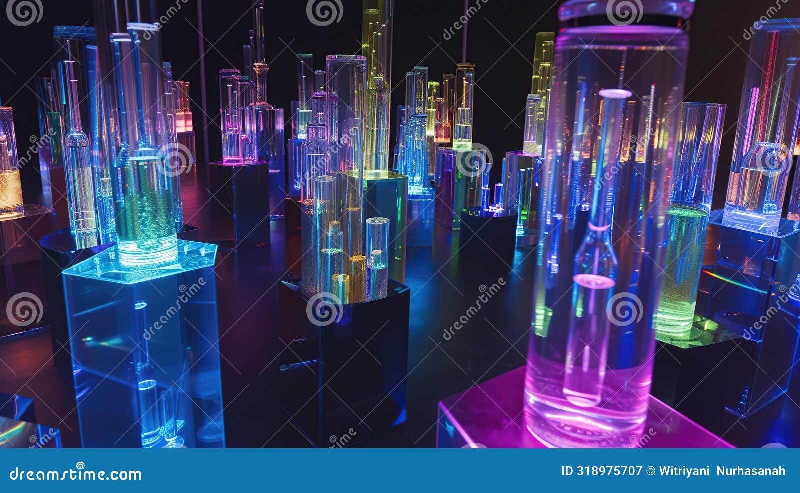 Shimmering Vials Transform the Space into a Mystical Laboratory of ...