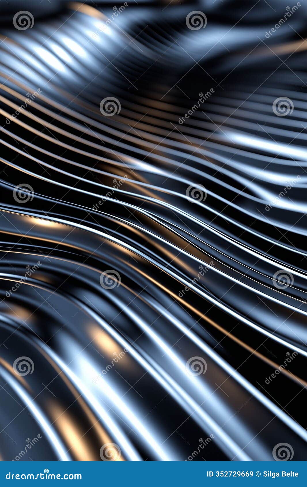 Shimmering Waves of Metal and Light Create a Mesmerizing Pattern in an ...