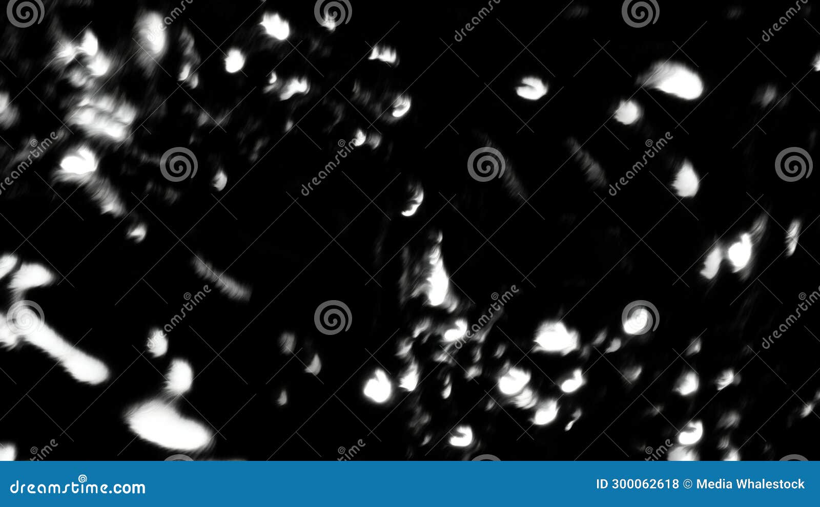 Shimmering White Highlights on Black Background. Motion. White ...