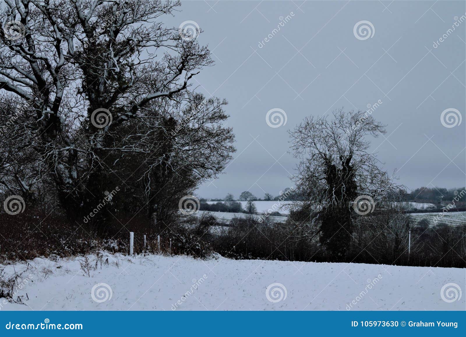 Shimpling Suffolk in the Snow Stock Photo - Image of autumn, suffolk ...