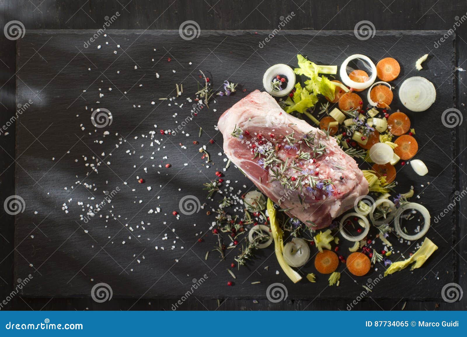 Shin raw pork stock image. Image of cuisine, cutting - 87734065