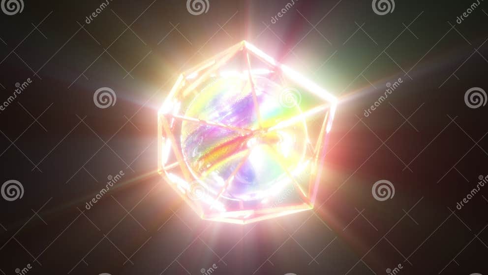 Shine 3d object stock illustration. Illustration of graphic - 295481511