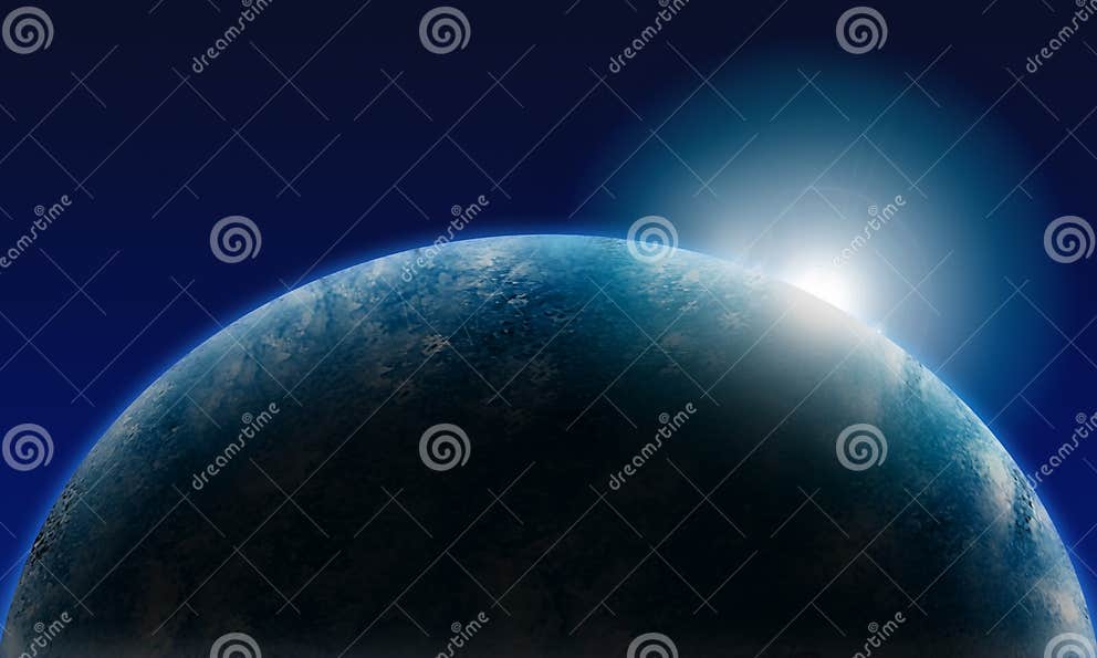 Shine earth stock illustration. Illustration of globe - 5473966