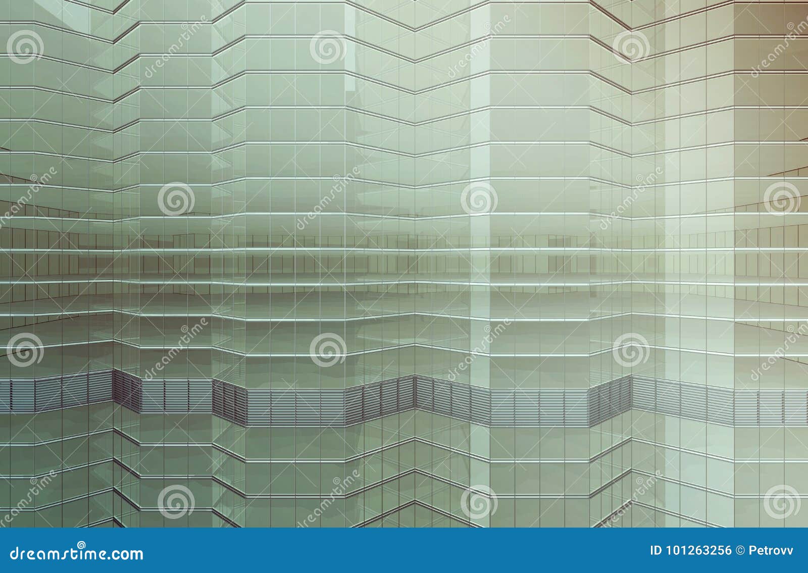 Shine glass facade stock illustration. Illustration of abstract - 101263256